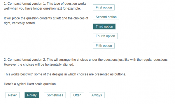 Compact Format Questions in WatuPRO | CalendarScripts Blog Compact Format Questions in WatuPRO | CalendarScripts Blog